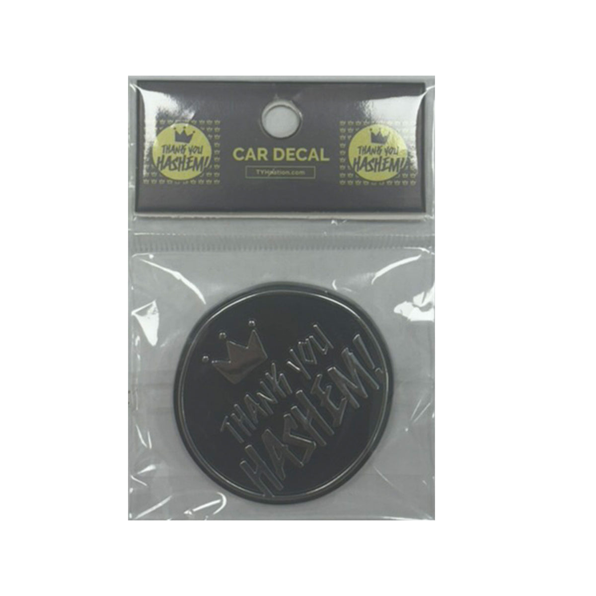 TYH Logo / Crown Car Decal Sticker – Thank You Hashem