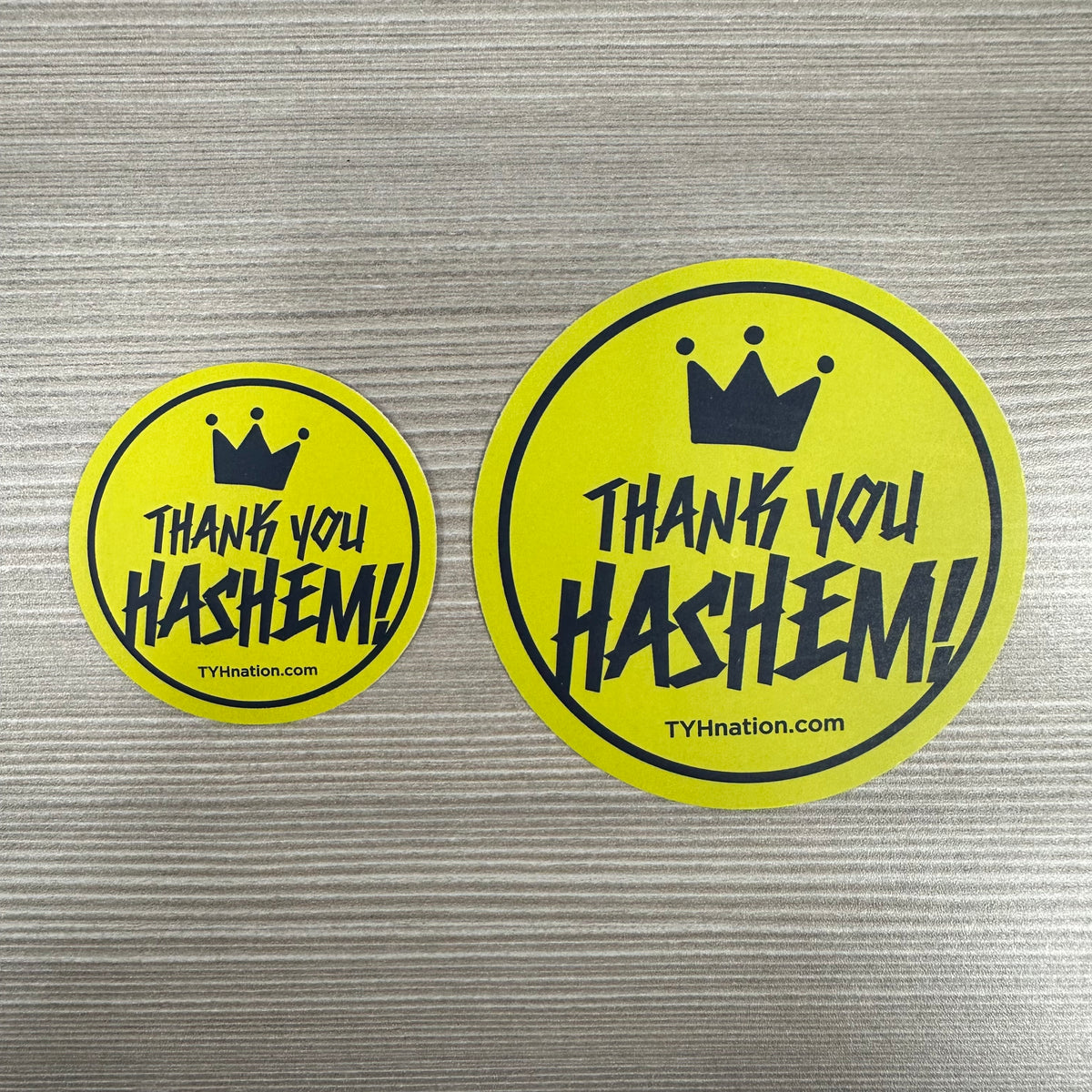TYH Yellow Circle Sticker Pack - 20 Stickers – Thank You Hashem